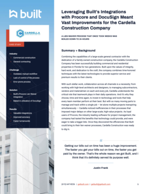 Built for Construction | Built | Powering Smarter Construction Finance