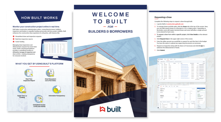 Borrower Portal Resources | Built | Changing The Way The World Gets Built