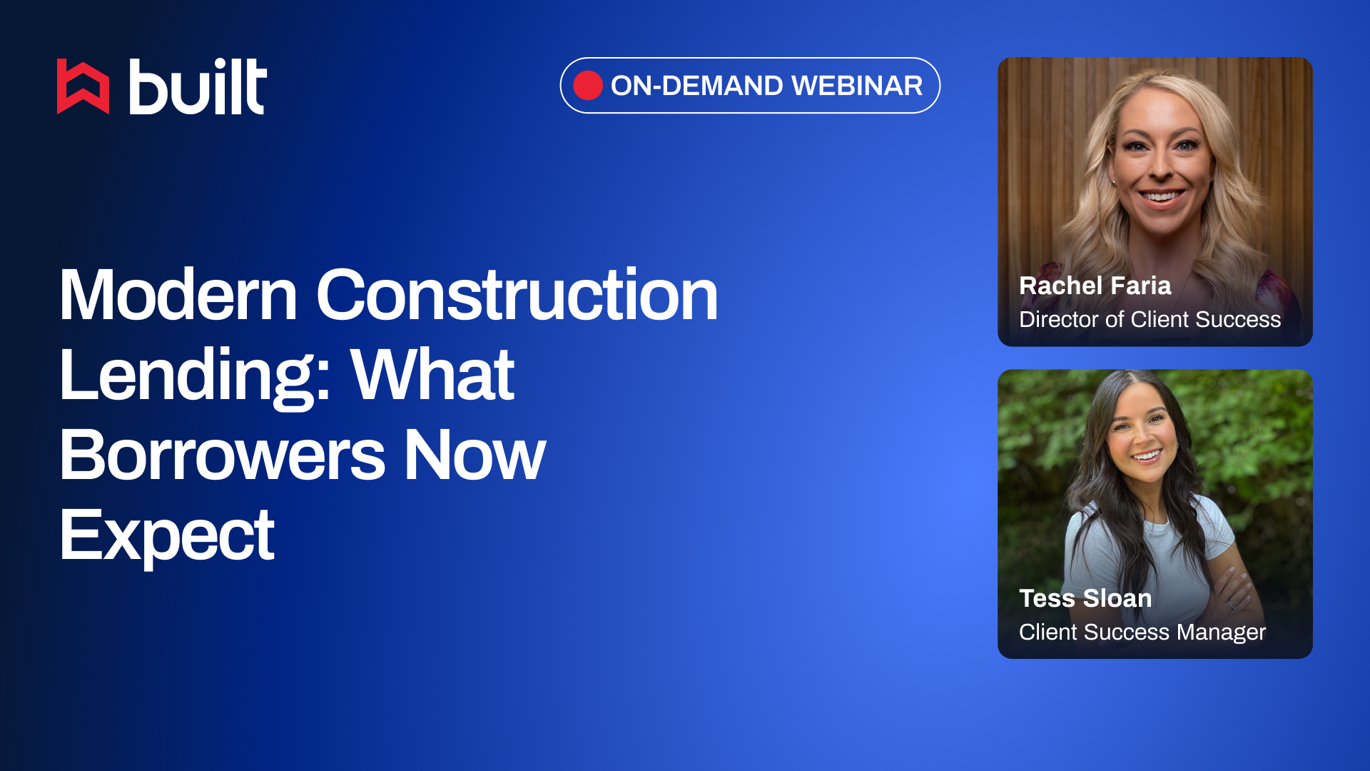 Modern Construction Lending: What Borrowers Now Expect | Built