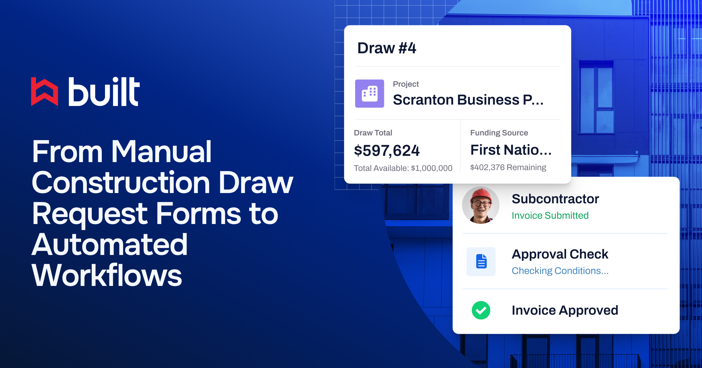 From Manual Construction Draw Request Forms to Automated Workflows | Built