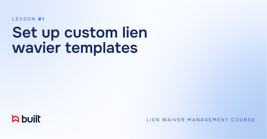 Configuring Built Payments | Built